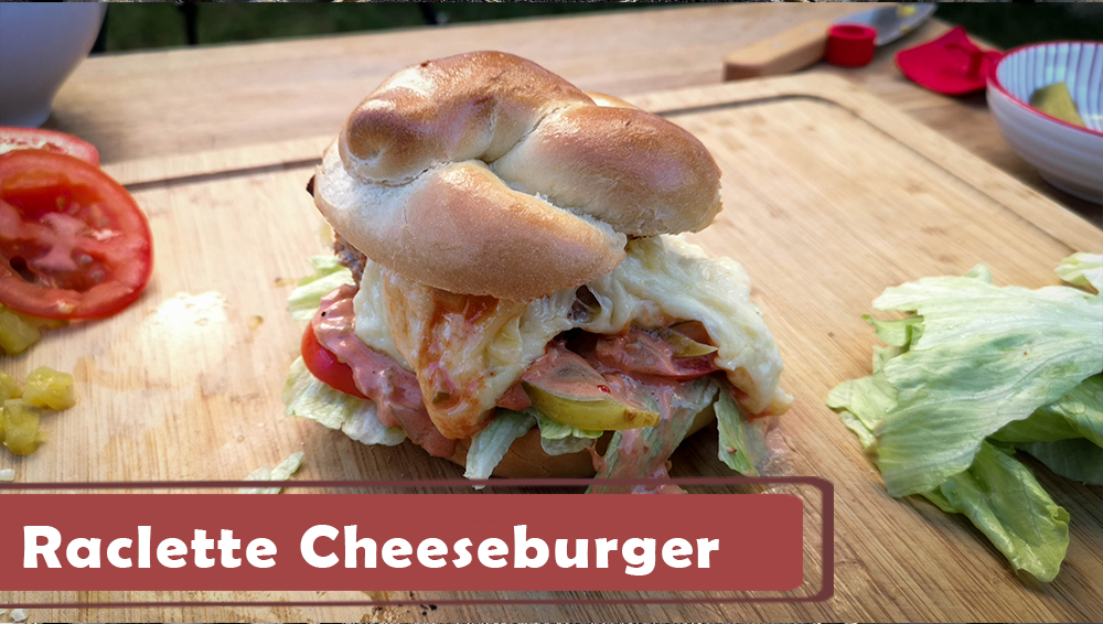 Raclette Cheeseburger - Barbecue Rezepte