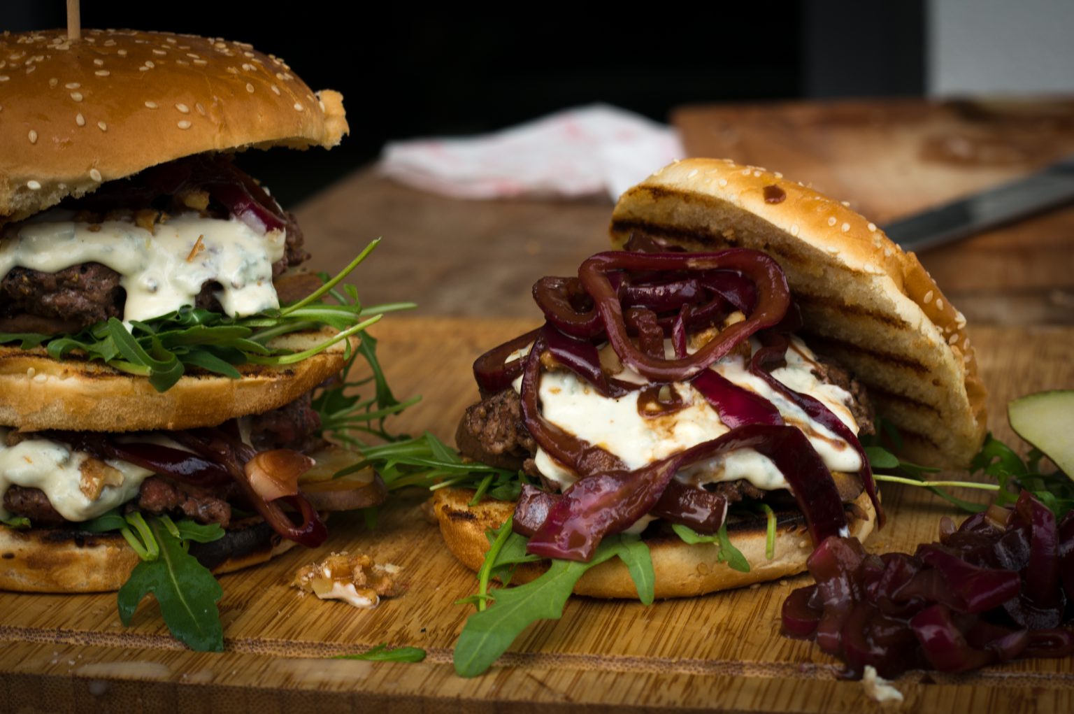 Winter Burger - Barbecue Rezepte - Double Winter Burger