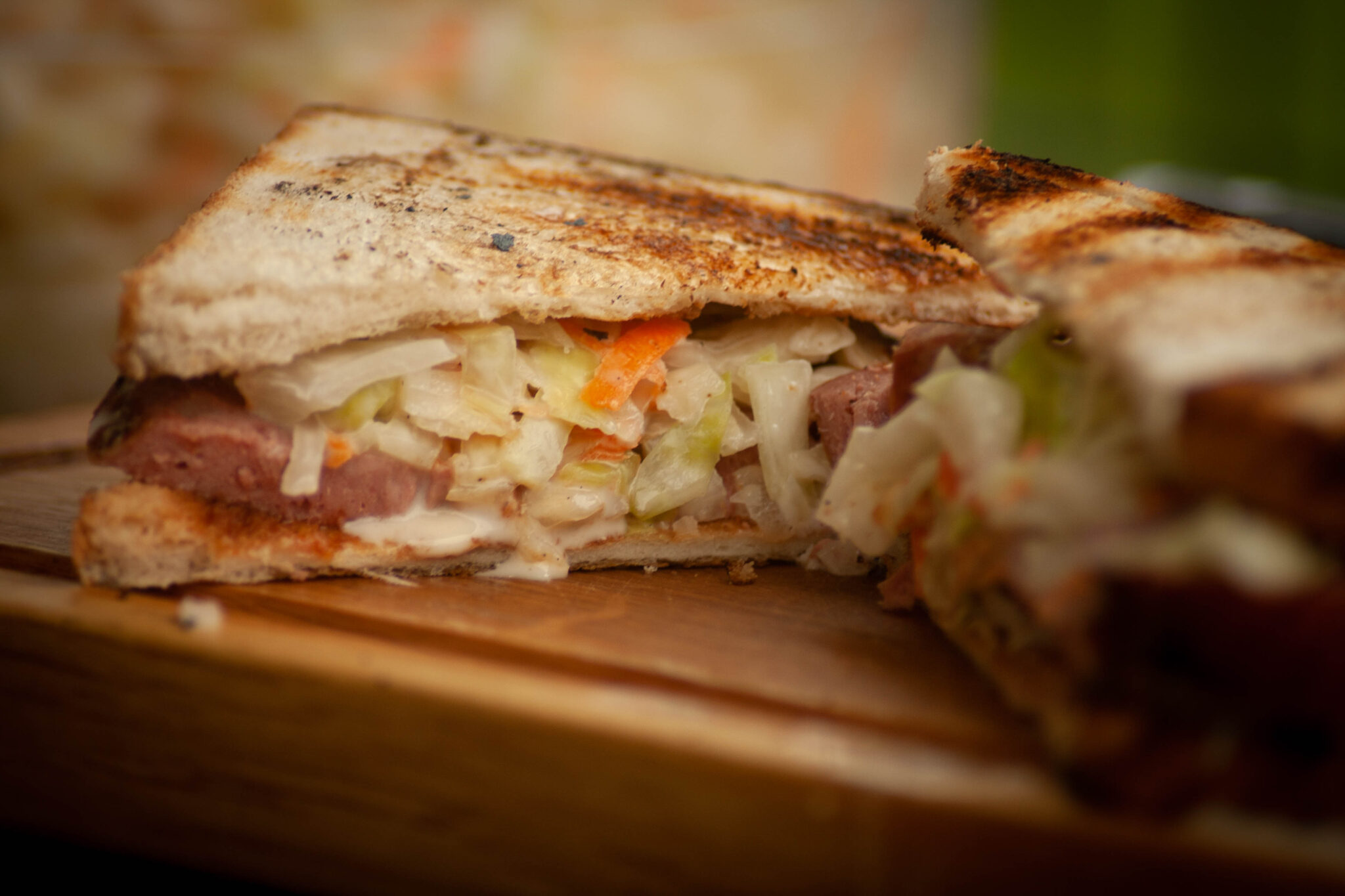 Smoked Baloney Sandwich - Barbecue Rezepte - BBQ Rezept