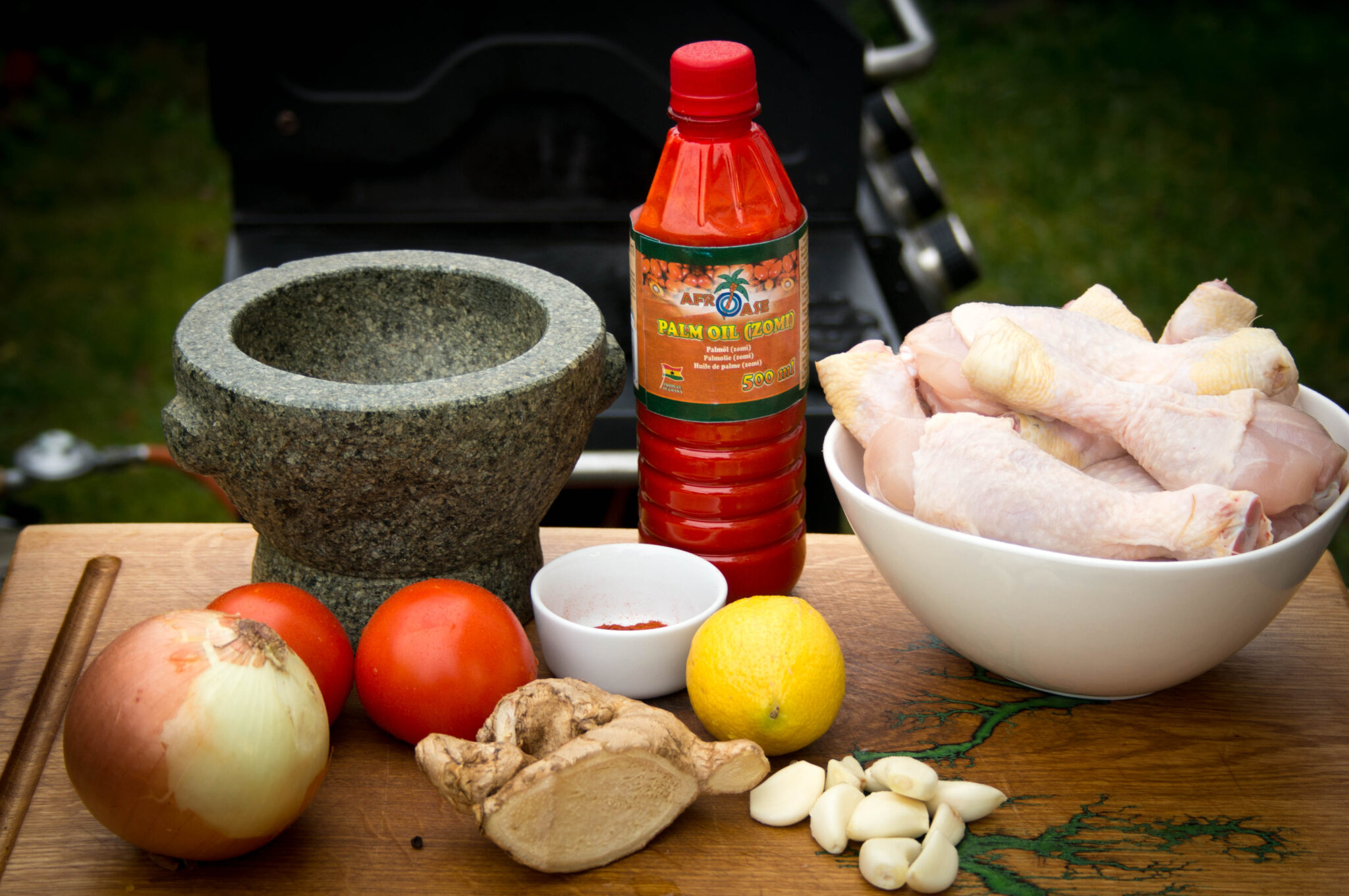 Gegrilltes Hähnchen - Togo Koklo Meme - Barbecue Rezepte