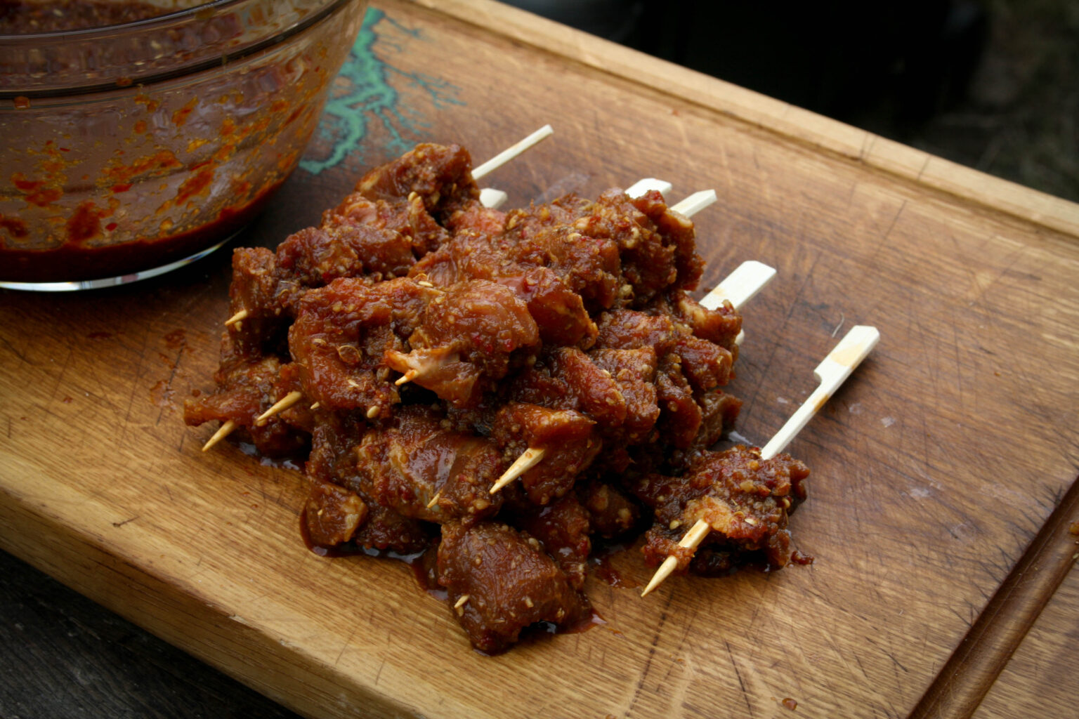 Sate Babi - Schweinefleisch Spieße - Barbecue Rezepte